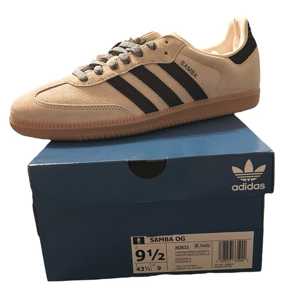 adidas | Shoes | Adidas Originals Mens Samba Og Off White Dark Blue ...